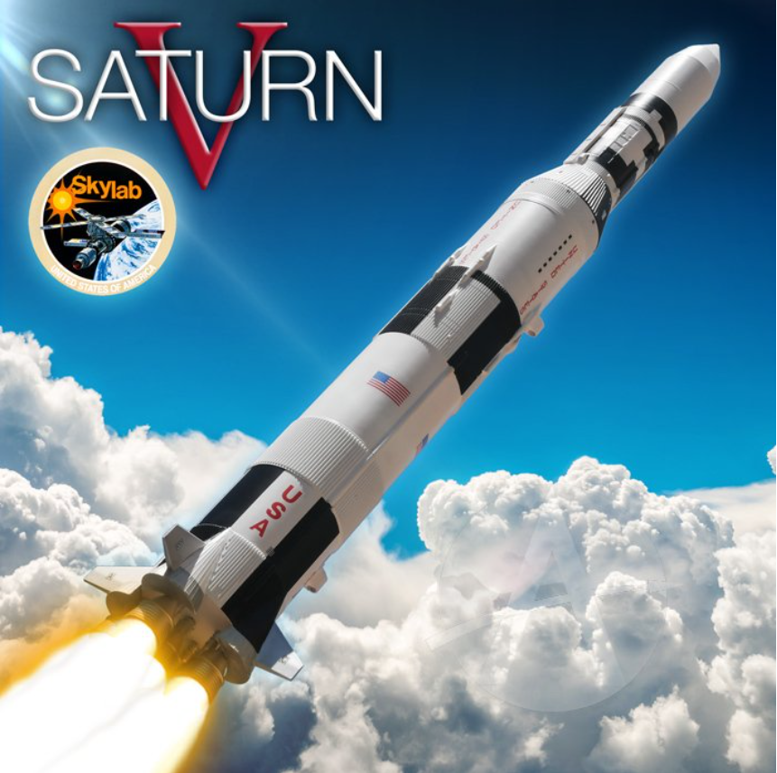Saturn V Skylab Rocket Model Kit – Detailed Spacecraft Assembly for ...