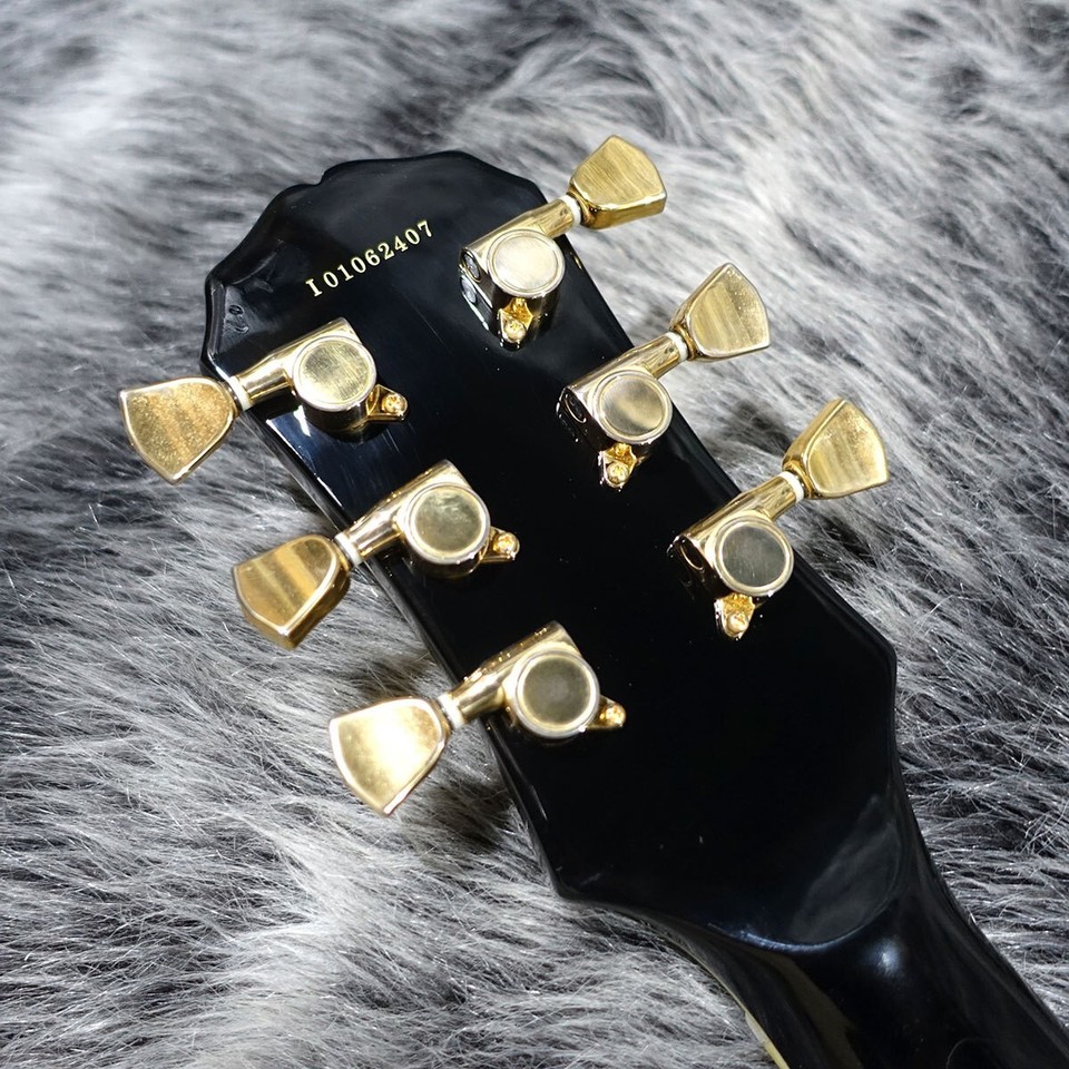 USED Epiphone Les Paul Custom Ebony 3PU Electric Guitar Les Paul Free ...