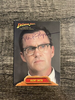 2008 Topps Indiana Jones Neil Flynn Signed Card Agent Smith | eBay