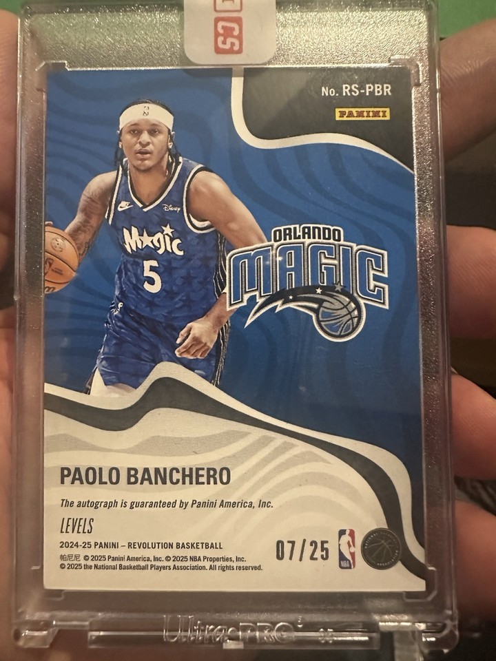 2024-25 Panini Revolution Signatures Levels Paolo Banchero #RS-PBR Auto ...