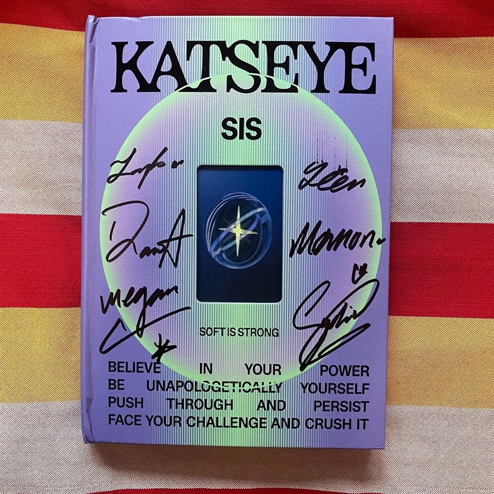 KATSEYE Touch Debut Autographed Signed Album CD SIS Soft is Strong ...