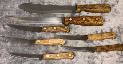 Lot of 7 Lifetime Cutlery Old Homestead Japan Stainless Steel Kitchen ...