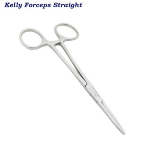Kelly Locking Forceps Straight Hemostatic Surgical Clamp Artery Toothed ...
