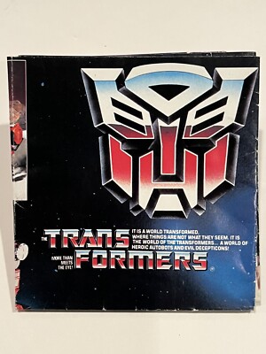 Transformers G1 Vintage 1985 Checklist Insert | eBay