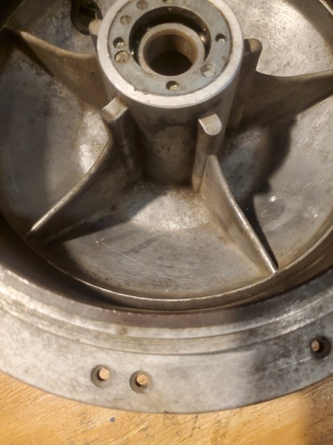 1971 Triumph BSA TLS 8" Drum Brake Front Wheel Conical Hub T120 Tr6 A65 ...