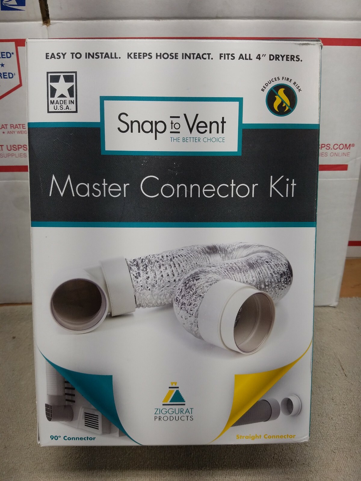 Snap to Vent Master Connector Kit Quick Connect Dryer Vent Ziggurat ...