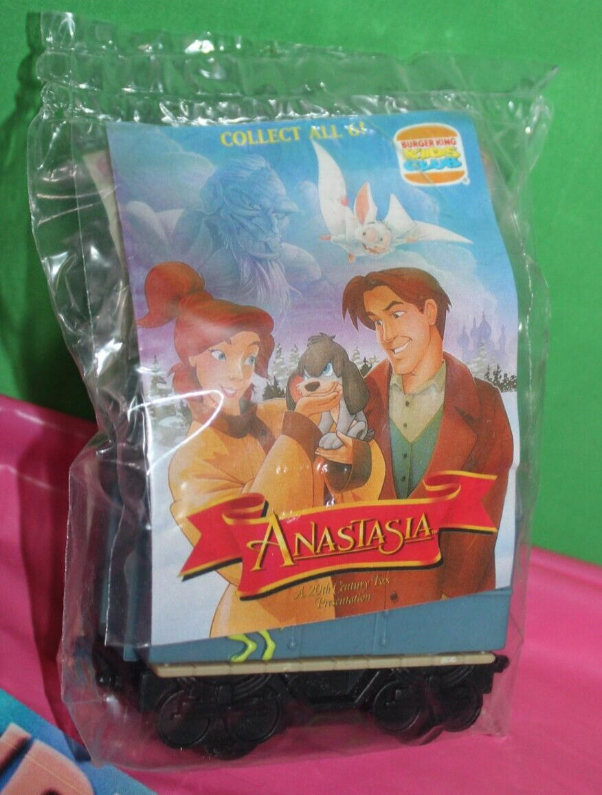 Burger King Anastasia Train Car Vintage Kids Meal Toy Packaged | eBay