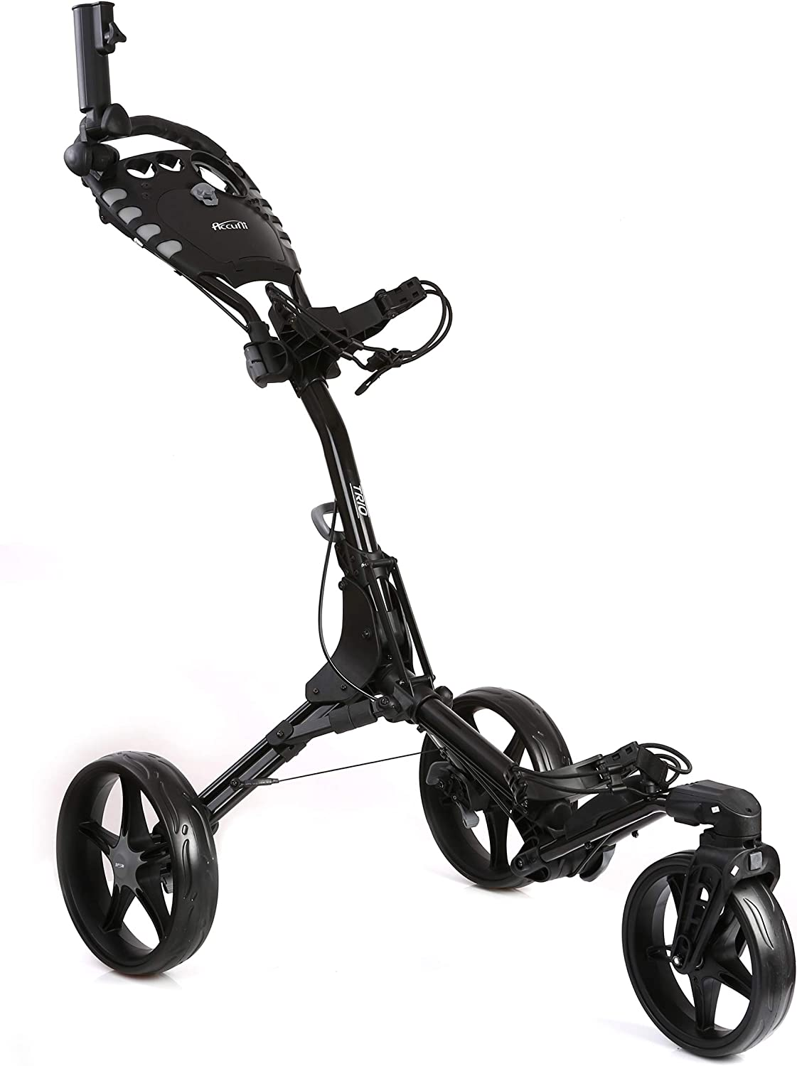 Trio Golf Cart with 360 Swivel Front Wheel, Quick Fold/Open | eBay