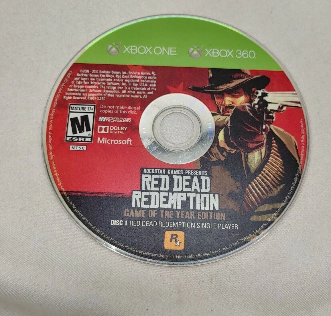 Xbox One Game Disc
