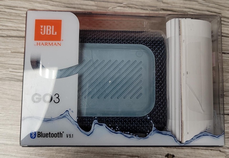 JBL - GO3 Portable Waterproof Wireless Speaker - Blue *GO3BLU | eBay