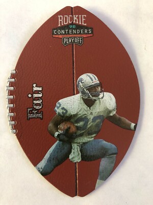 1998 Playoff Contenders Leather Football Terry Fair #28 Rookie RC ...