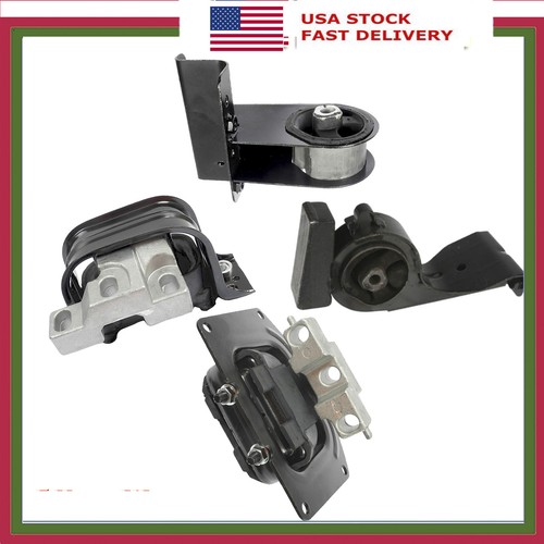 Motor & Trans Mount Set 4PCS For 2000 Chrysler Cirrus 2.0L 2841 2842 ...