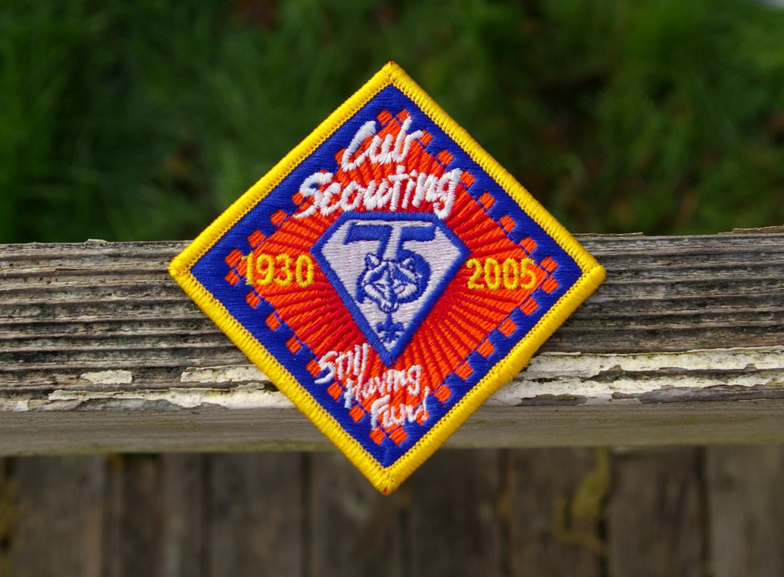 Cub Scouting 1930 2005 Still Having Fun! 75 Anniversary Embroidered ...