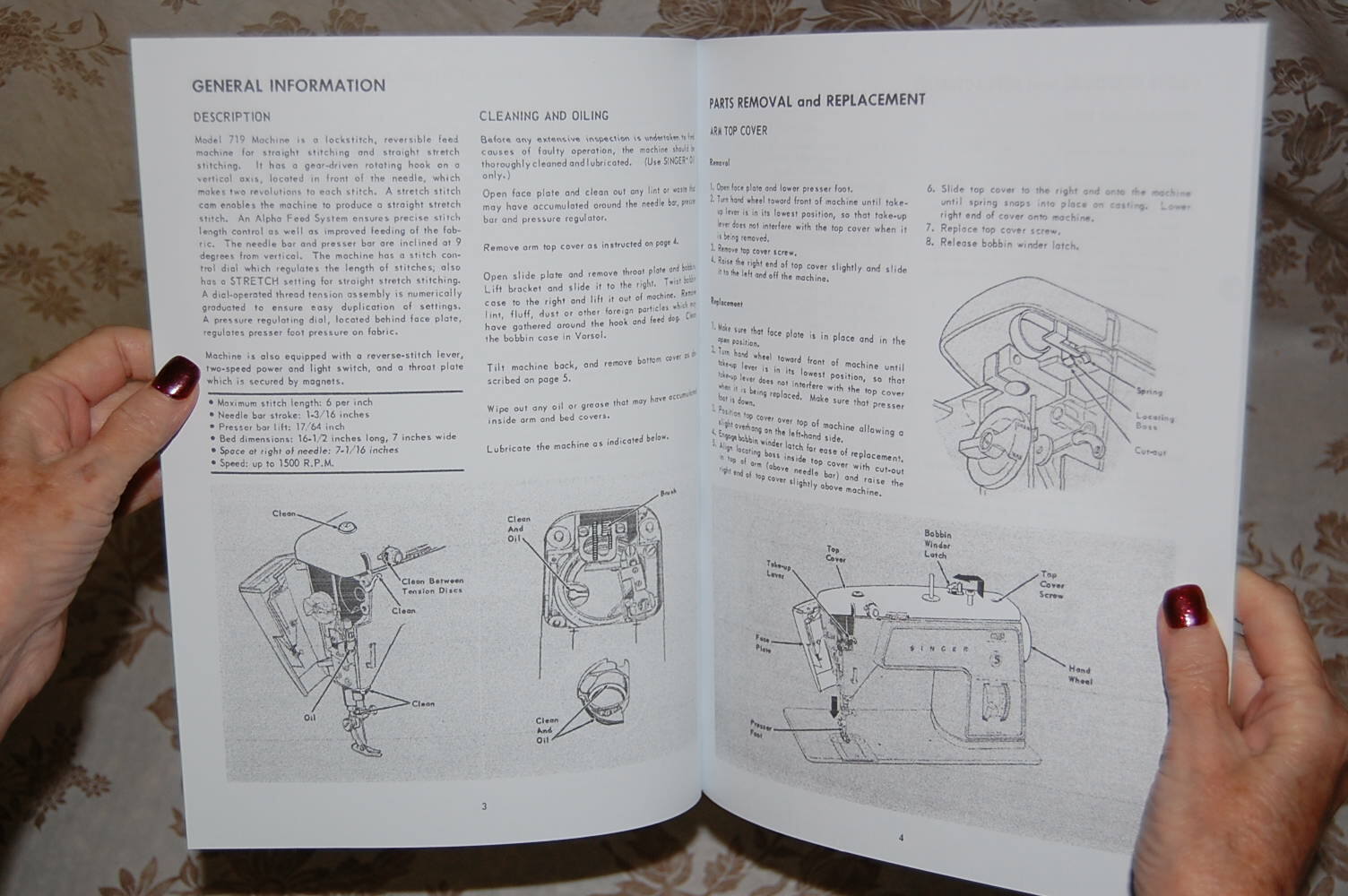 Professional Full Edition Service Repair Manual for Singer 719 Sewing ...