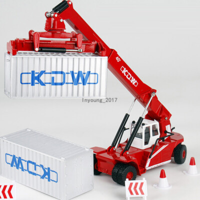 1:50 Container Crane Diecast Construction Vehicle Metal Reach Stacker ...