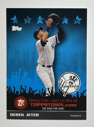 2009 Topps #TTT29 Derek Jeter Ticket To Topps Town | eBay