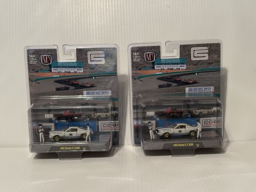 M2 Machines Auto Figs 1965 Shelby Mustang G.T.350R Diorama CHASE 1/750 ...