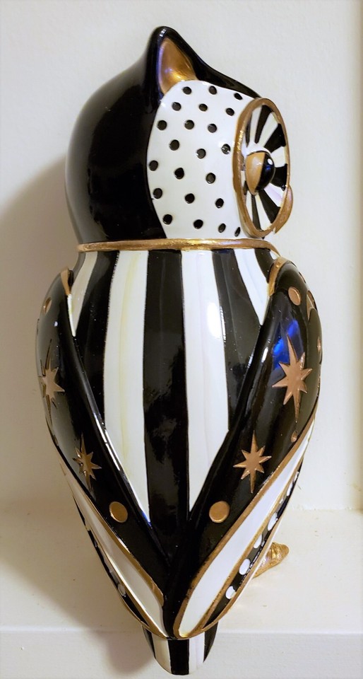 NEW Mackenzie Childs 12" COSMIQUE OWL--MOON -- A Celestial Celebration ...