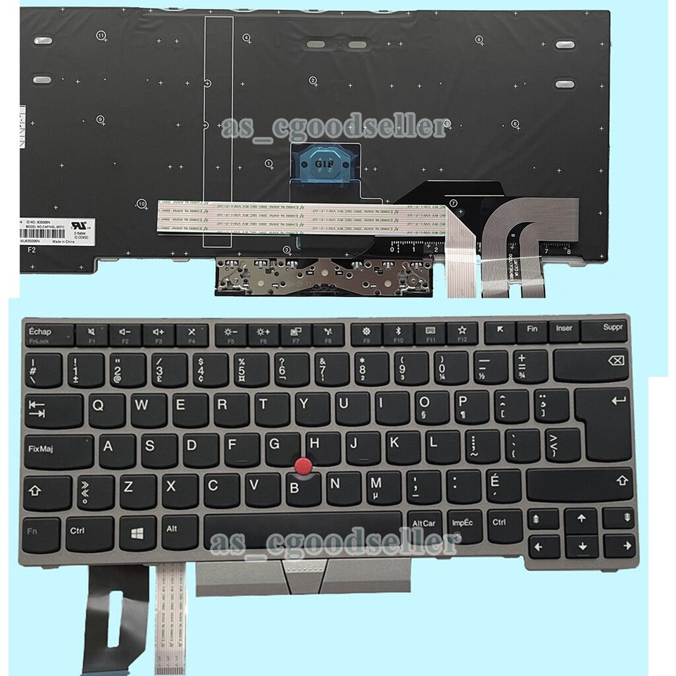 New Keyboard for Lenovo Thinkpad P14s Gen 1 / P14s Gen 2 Black, BACKLIT ...