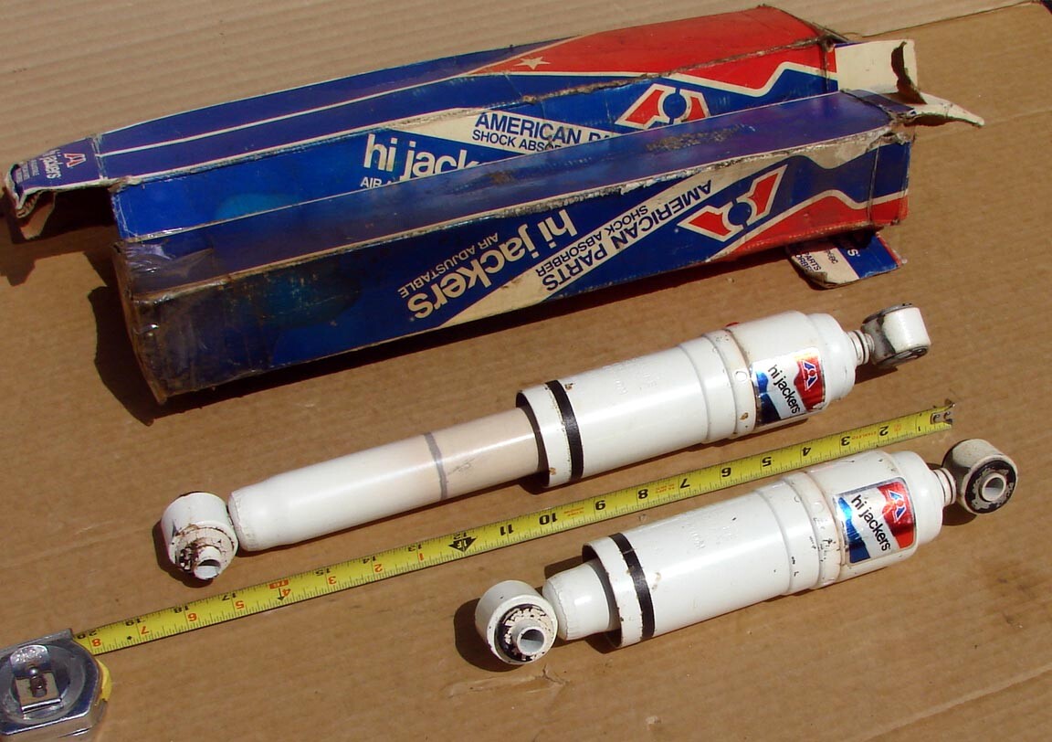 VINTAGE AMERICAN AUTO PARTS 54507 NOS DOUBLE EYELET HI JACKER AIR ...