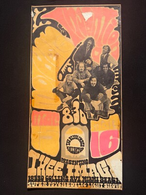 FRANK ZAPPA / MOTHERS OF INVENTION 1968 THEE IMAGE MIAMI BEACH CONCERT ...