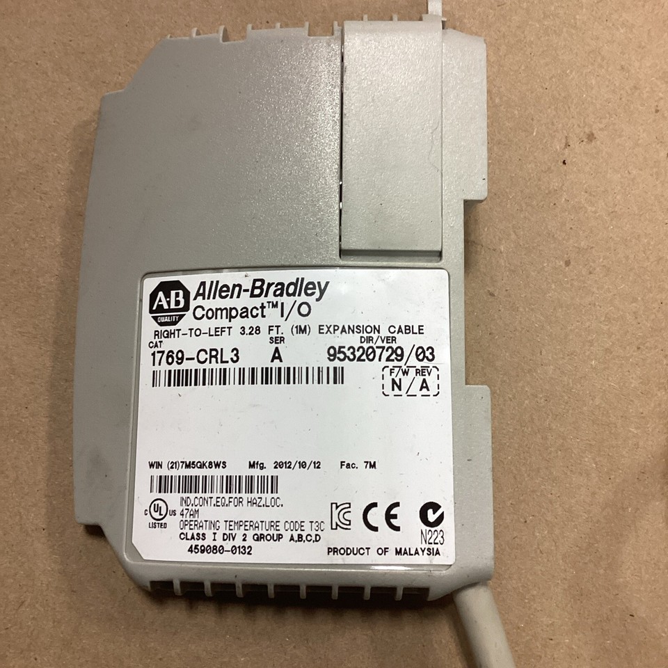1769-CRL3 Allen Bradley Compact I/O Expansion Cable 1769-CRL3 B78 | eBay