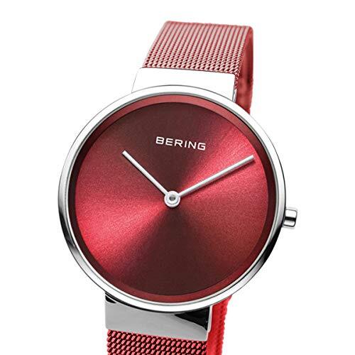 BERING Women's Analog Quartz Classic Collection Watch 14531-303 Red | eBay