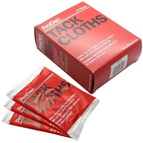 BOX of 10 PRODEC TACK CLOTHS Painters Rags for Dust, Dirt, Lint ...