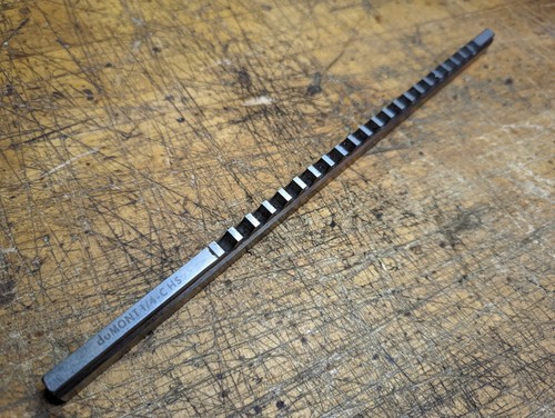 DUMONT keyway key push Broach Cutter 1/4 C HS | eBay