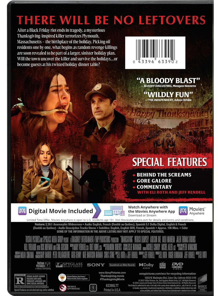 Sony Pictures Thanksgiving (DVD) | eBay