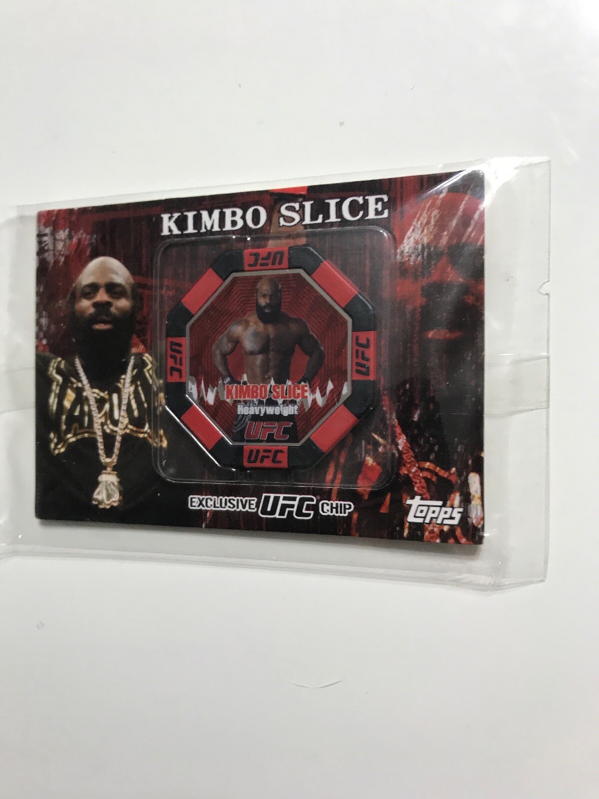 2010 Topps UFC Series 4 KIMBO SLICE RC Exclusive UFC Chip SEALED MMA ...