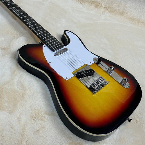 Tele Electric Guitar Vintage Sunburst Color Single Binding Basswood ...