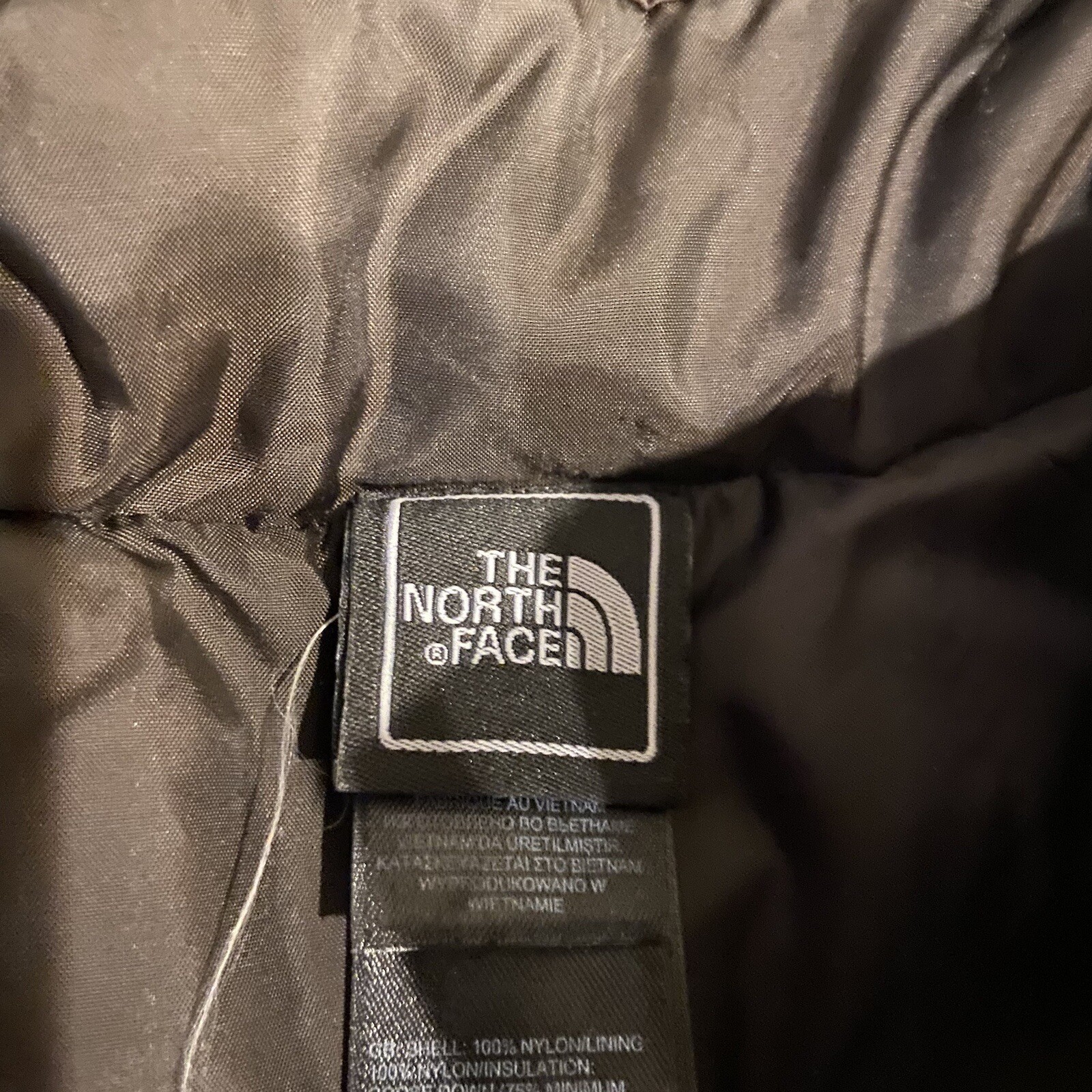 The North Face 550 The Brown Down Puffer Jacker Size L - Gem