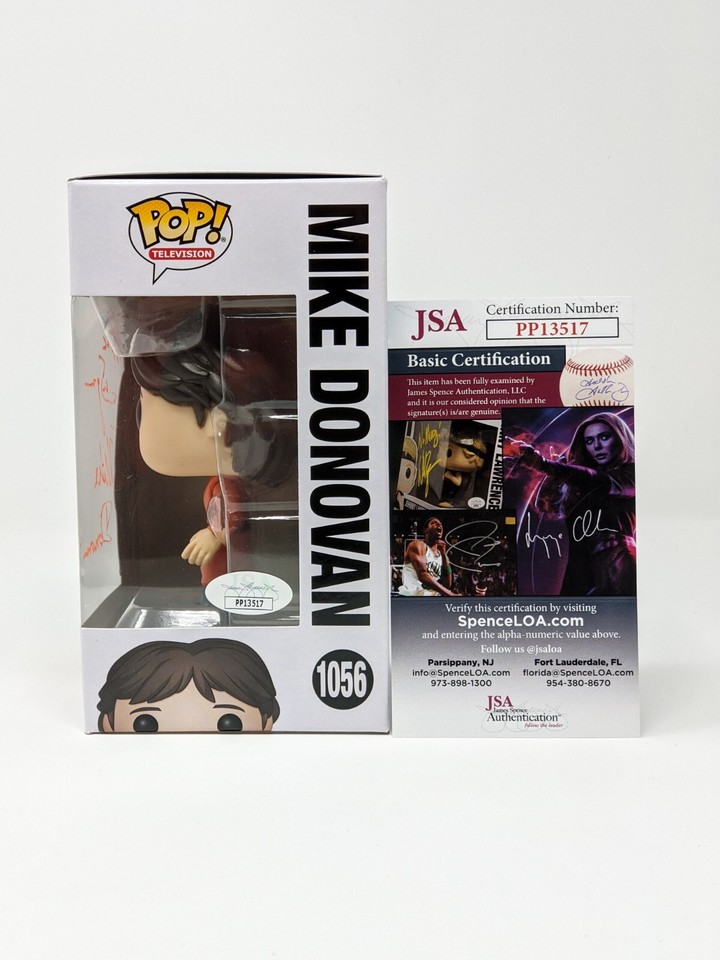 Marc Singer V Mike Donovan #1056 Signed Funko Pop JSA COA Certified | eBay