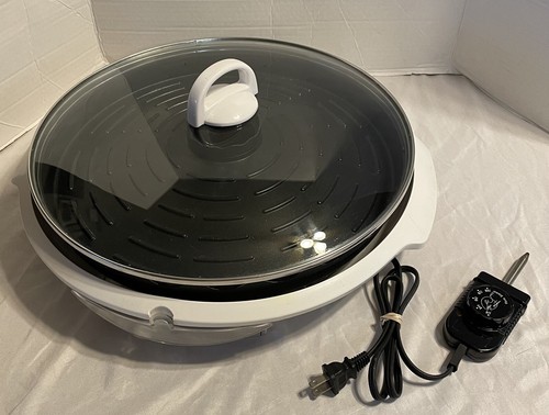 George Foreman Round Grill Party Time Grill GR70WHT Tested/Working | eBay