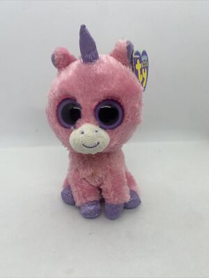 Ty Beanie Boos Magic the Pink Unicorn Glitter Eyes 6 Inch New with Tags ...