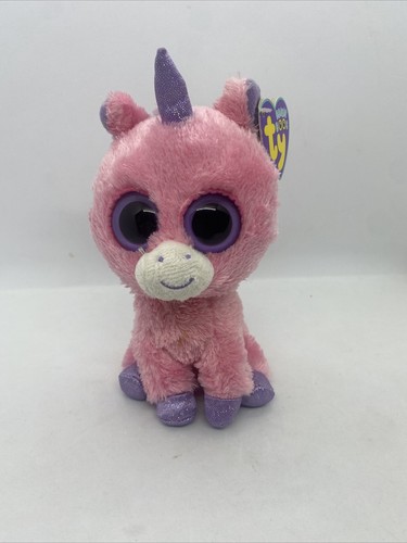 Ty Beanie Boos Magic the Pink Unicorn Glitter Eyes 6 Inch New with Tags ...
