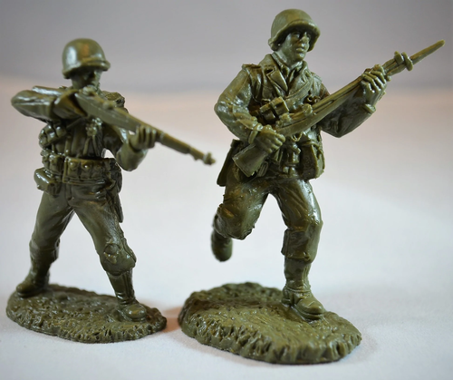 Toy Soldiers of San Diego TSSD WWII US Infantry Set 3A Green DDay ...