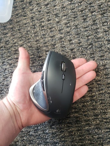 Logitech Performance MX M-R0007 Darkfield Black Wireless Mouse w/ USB ...