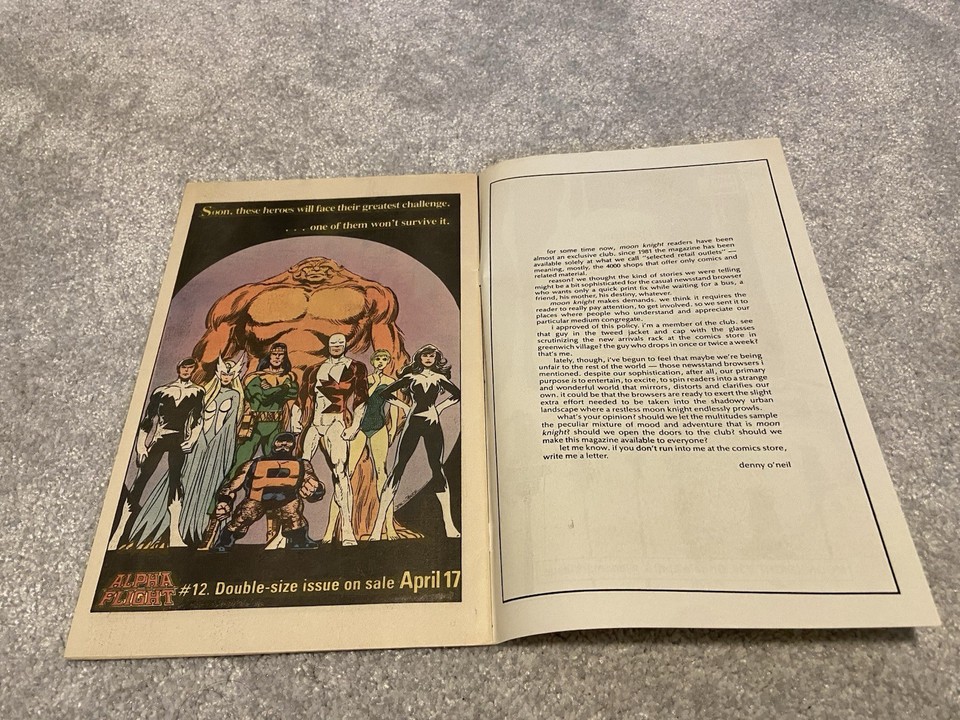 MOON KNIGHT #37-MAY.1984-MARVEL COMIC BOOK-IN PLASTIC SLEEVE | eBay UK