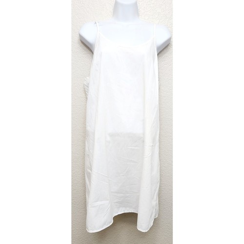 Target White Spaghetti Strap Pull On Cotton Mini Dress Large ...