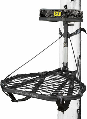 Mega Combat Hang on Tree Stand, Deer Stand with 24 X 30" Saddle Hunting ...