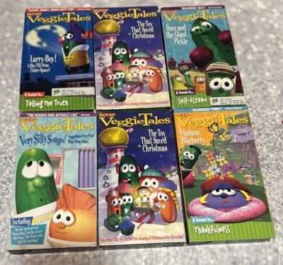 VeggiTales Vhs Lot Of 6 Preowned Vhs Tapes | eBay