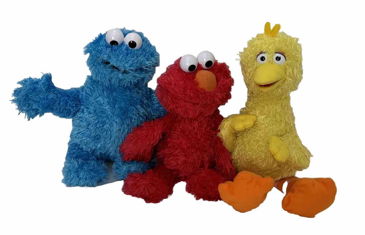 Gund Mini Sesame Street Family Gund Sesame Street Elmo Zip Along By