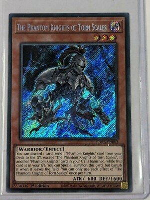 THE PHANTOM KNIGHTS OF TORN SCALES - PHRA-EN003 - SECRET RARE | eBay ...