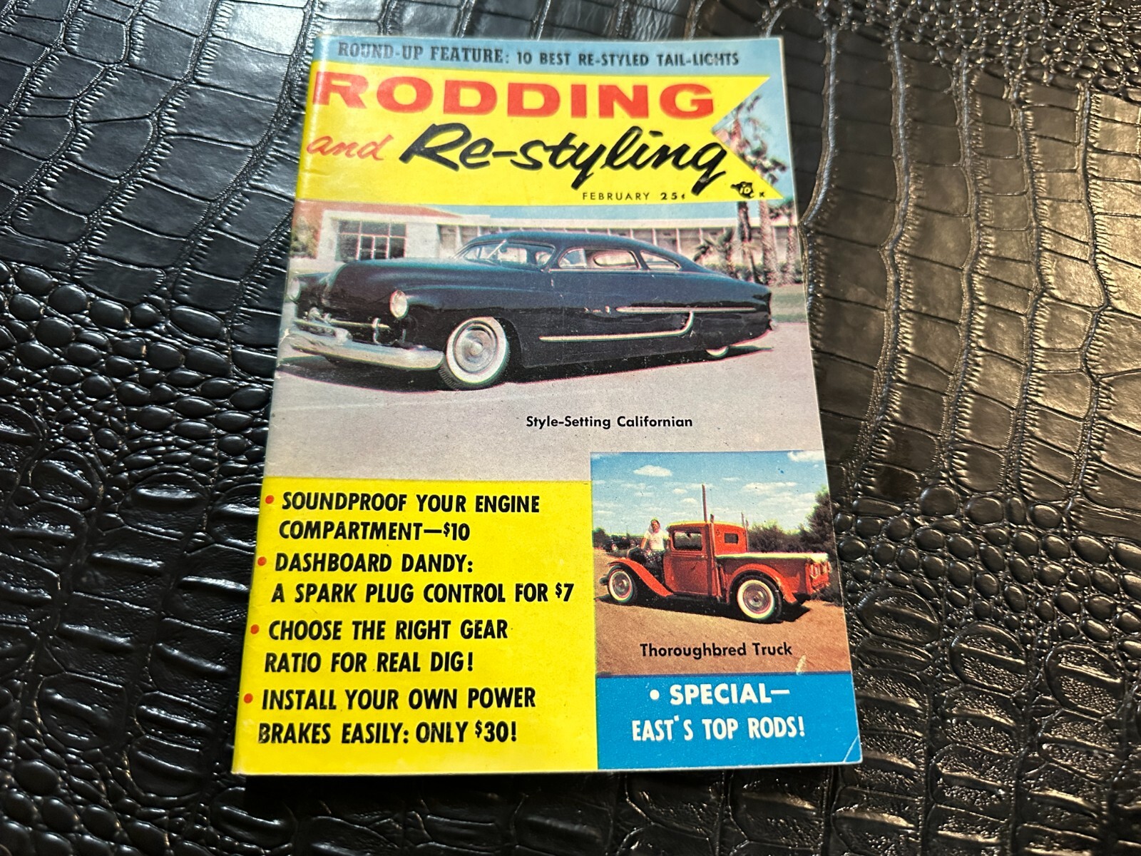 FEBRUARY 1957 RODDING AND RESTYLING - vintage digest car magazine | eBay