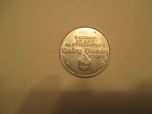 Dairy Queen Store Free Sundae Vintage Advertising Metal Coin Token | eBay