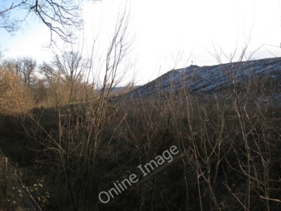 Photo 6x4 Screening bund of clay waste Chudleigh Knighton Frozen. It ...