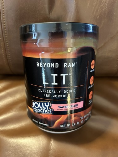 GNC Beyond Raw LIT 14.36 oz Pre-Workout Powder - Jolly Rancher ...