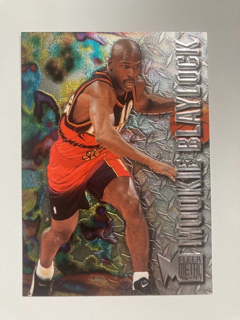 MOOKIE BLAYLOCK #1 Fleer Metal Atlanta Hawks '96-97 Basketball Card NM ...